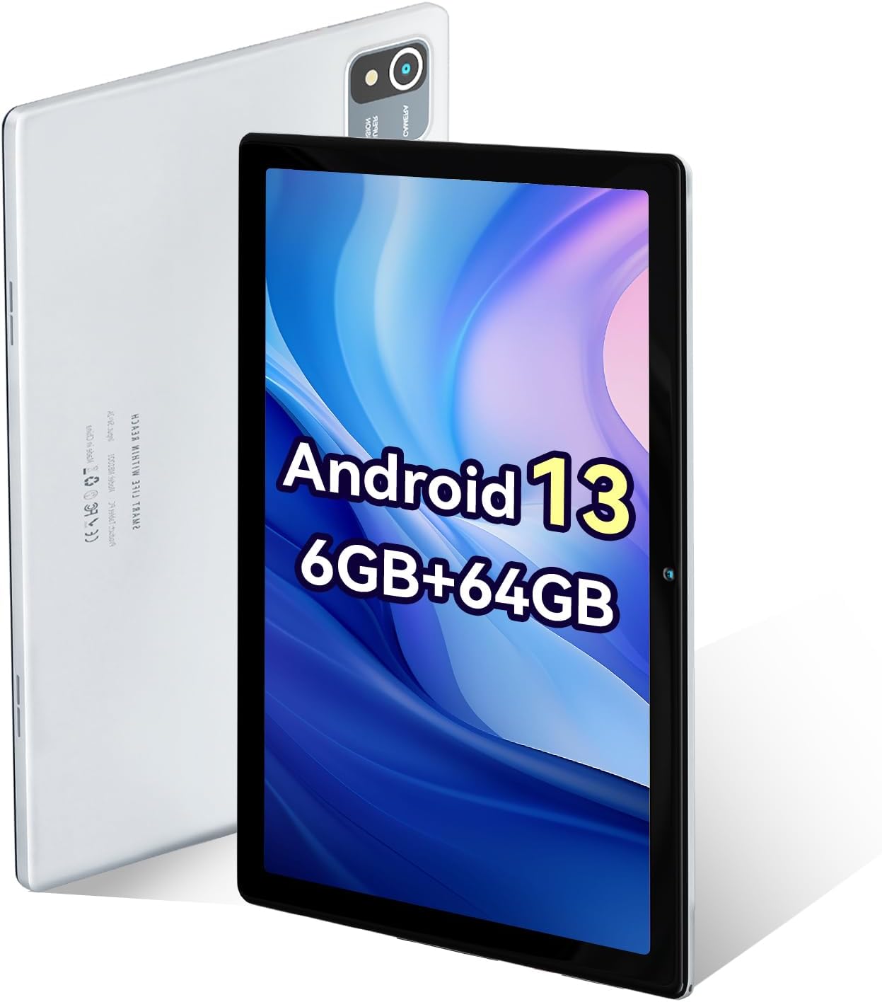 XCX Android 13 Tablet, 10 Inch Tablet with 64bit 4-Core Processor, 64GB ...