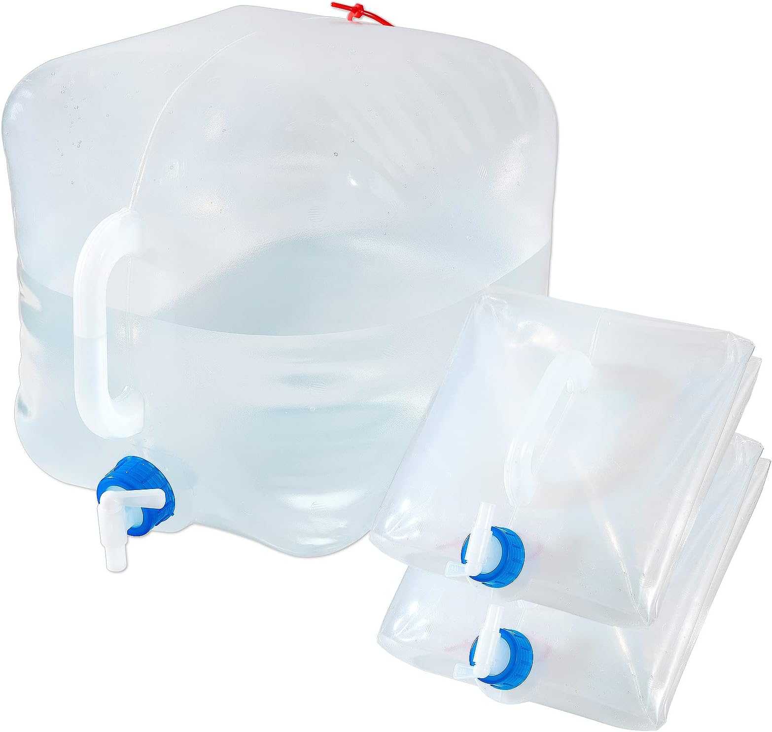 Amazon.com : CINPIUK 5 Gallon Collapsible Water Container with Spigot ...