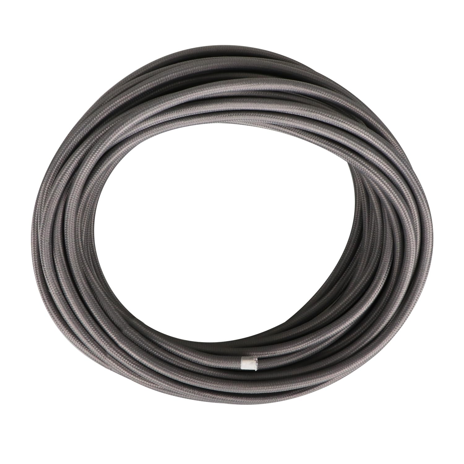 Helunsi 32.8ft Cloth Covered Lamp Cord, 18 AWG 2 Conductor Grey Vintage ...