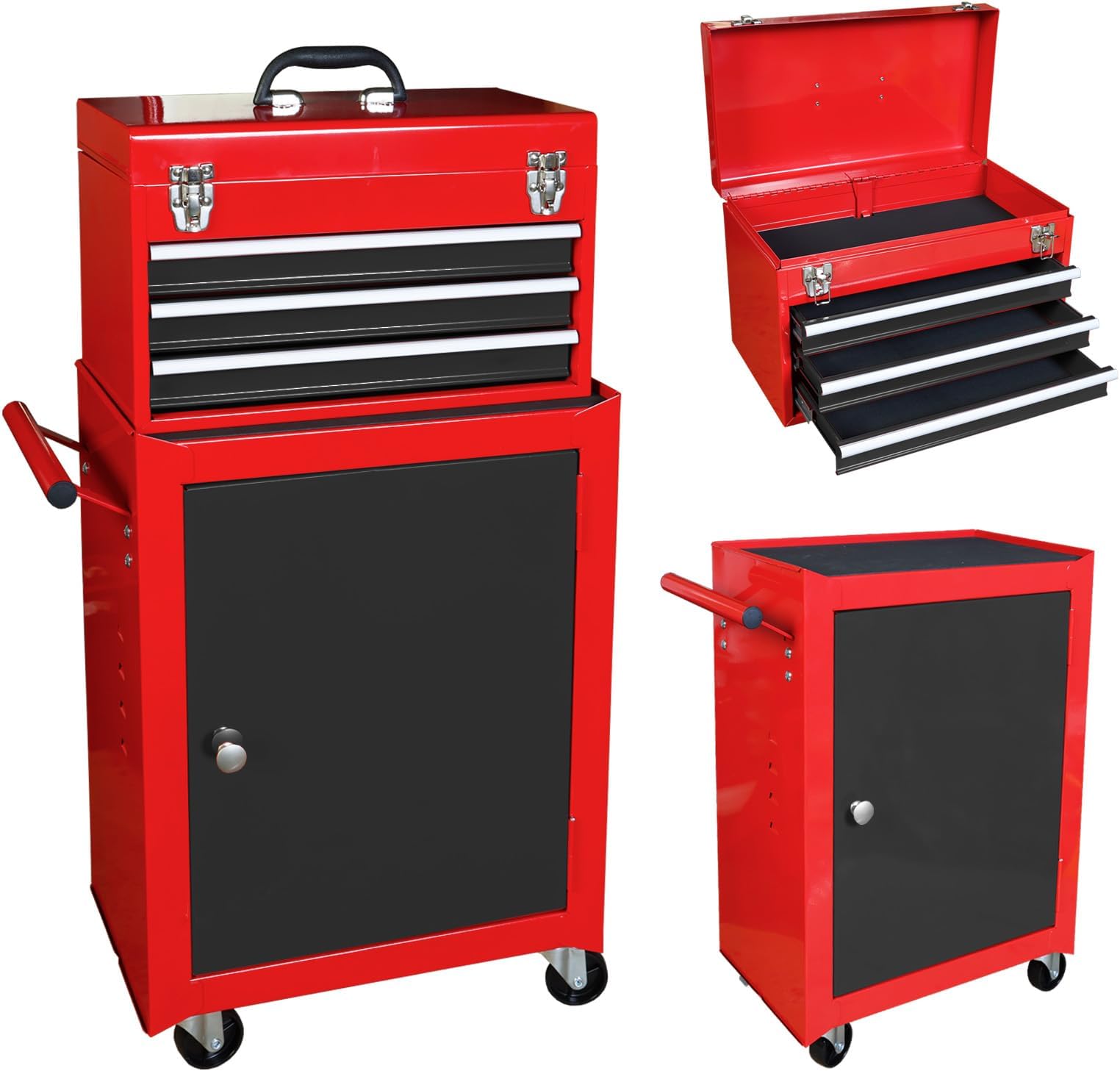 Amazon.com: BIG RED Rolling Garage Workshop Organizer: Detachable 3 ...
