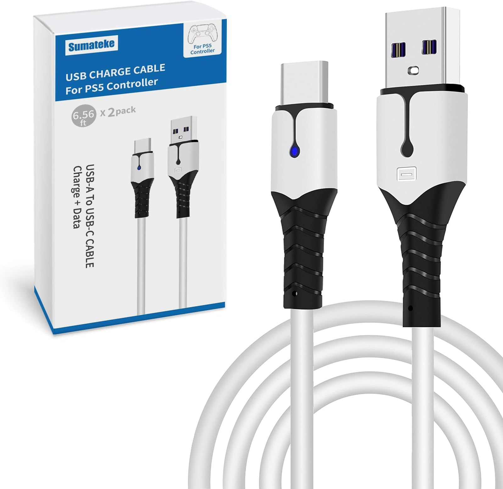 Amazon.com: PS5 Controller Charger Charging Cable – 2 Pack 10FT Type C ...