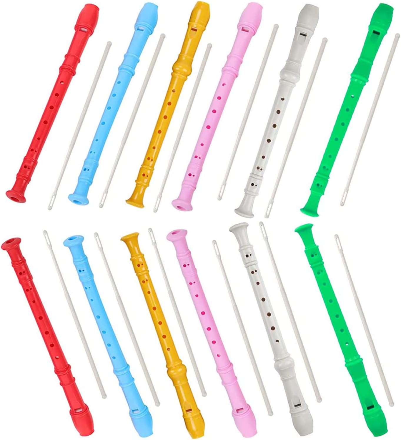 Amazon.com: SANNIX 3 Pack 8 Hole Soprano Descant Recorder Instrument ...