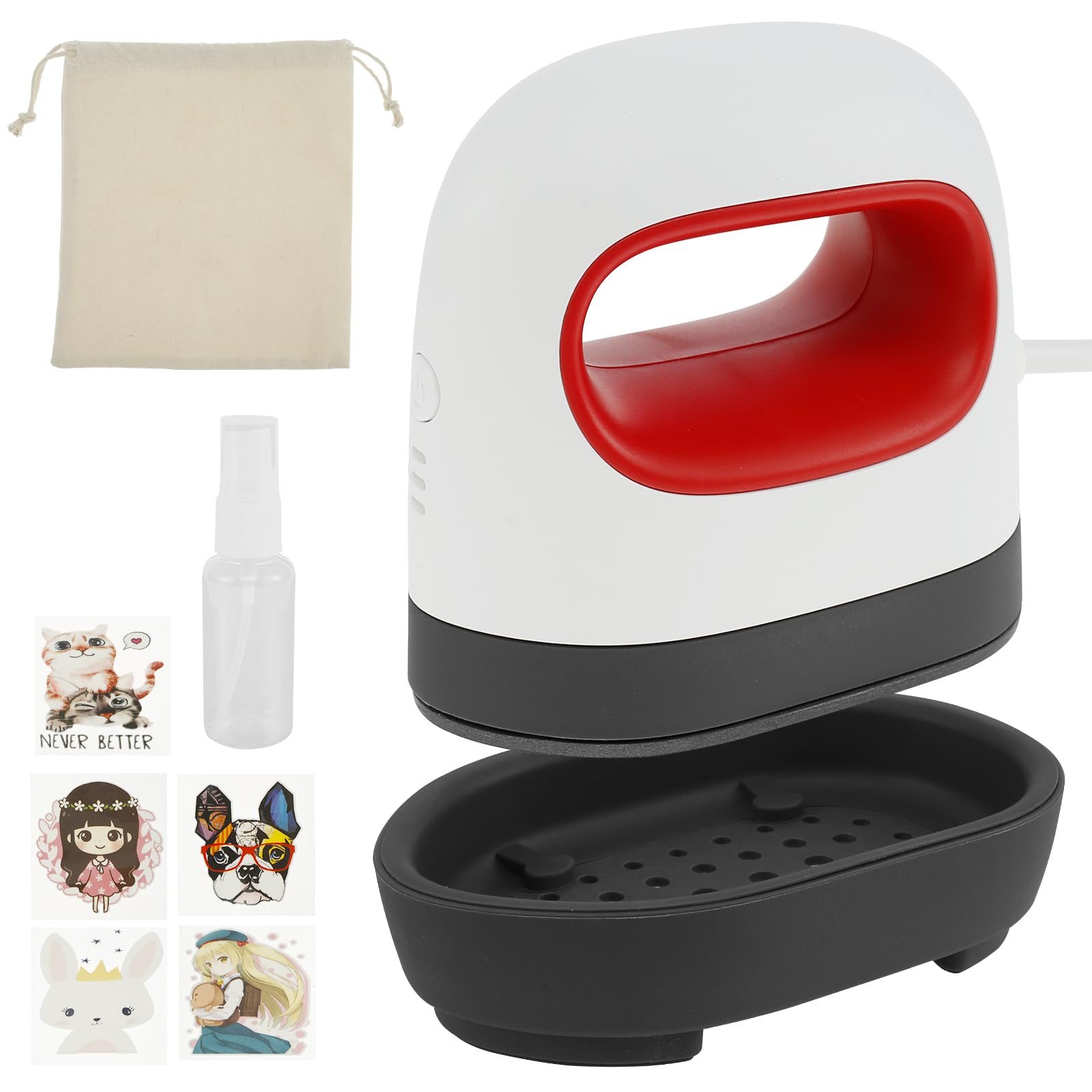 Mini Heat Press Machine 4.17x2.44 Inches Portable Auto Off Function and ...