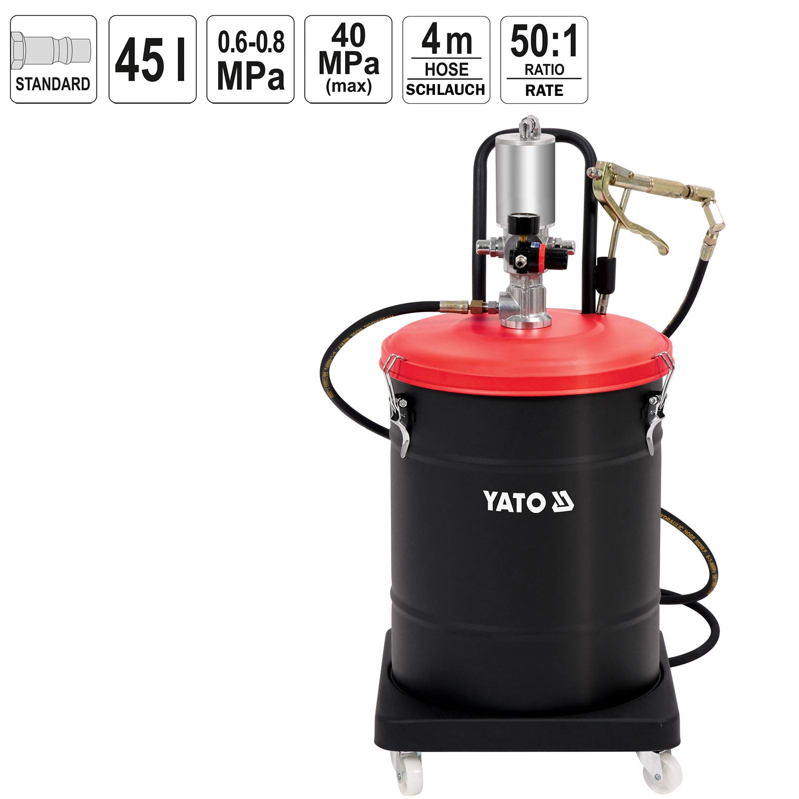 Buy YatoProfessional Compressed Air Grease | 45 Litres | Mobile ...