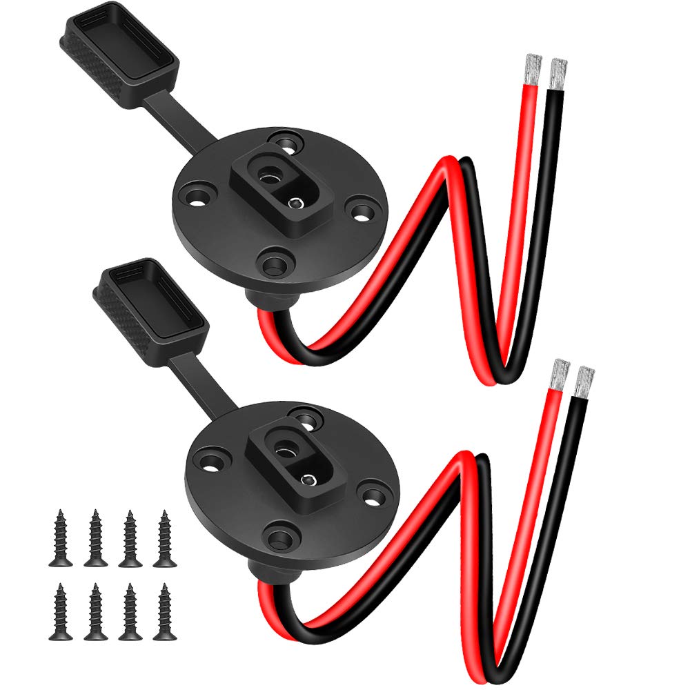 SAE Connector, ELECTOP Solar Weatherproof SAE Socket Sidewall Port, SAE ...