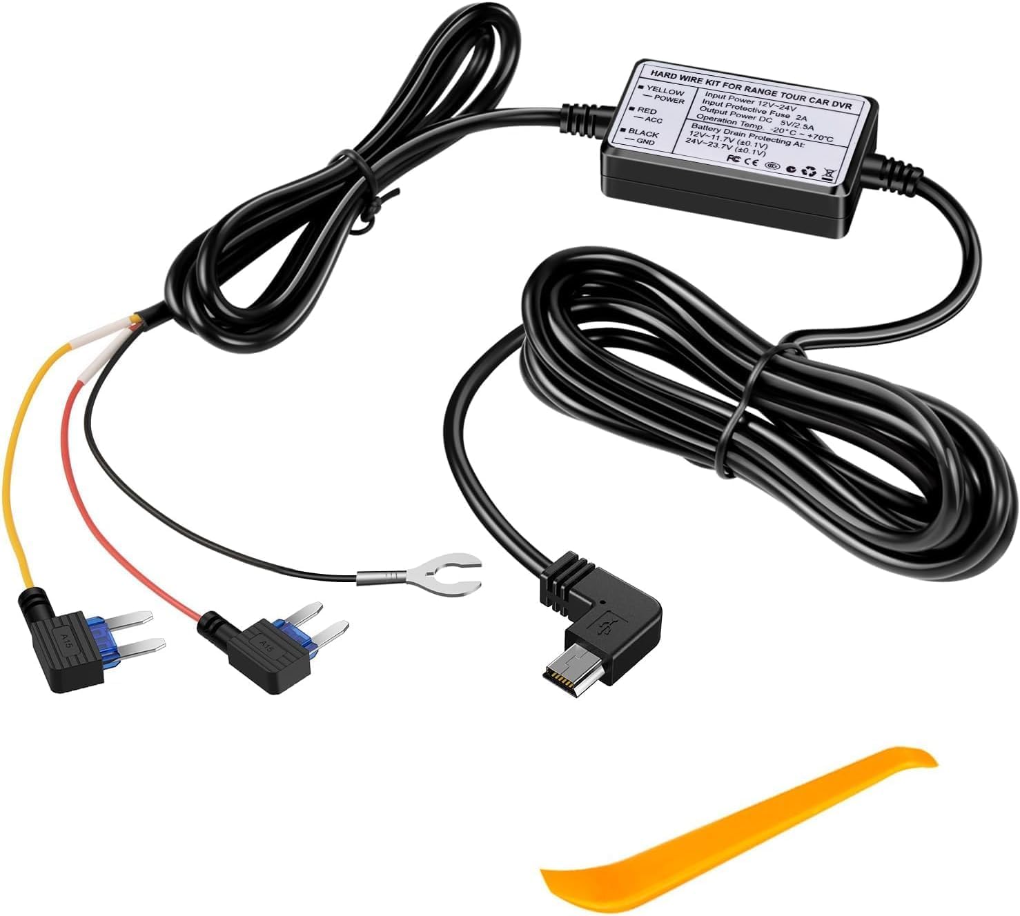 Nextbase Series 2 Dash Cam rear Hardwire Kit- 5m Cable for Nextbase ...