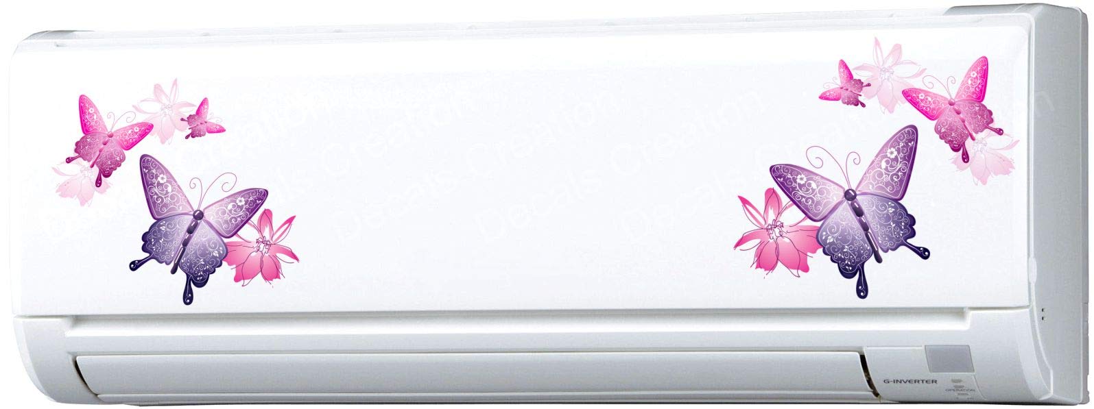 Decals Creation™ AC Stickers Fridge Sticker Wall Sticker Split Ac ...