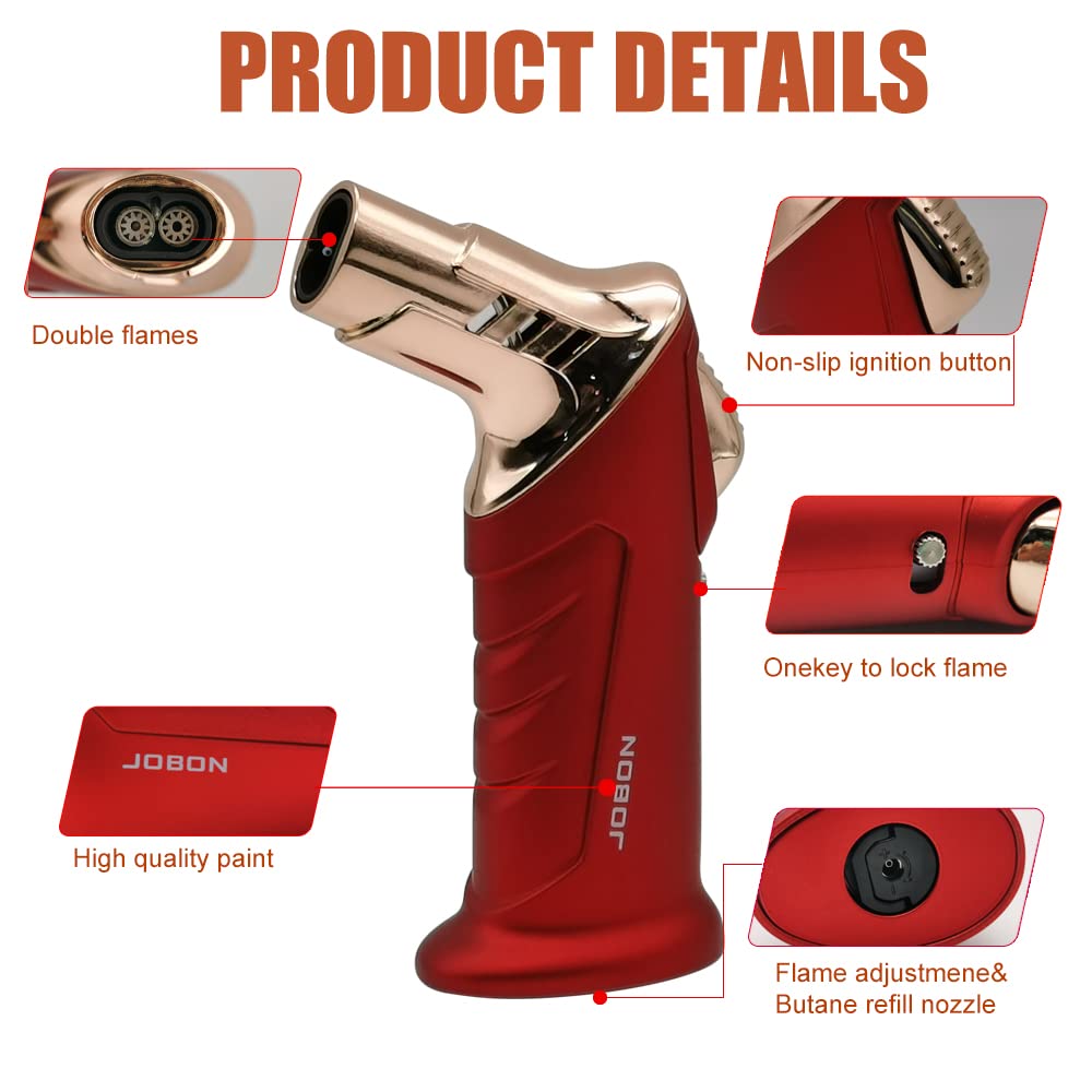 Snapklik.com : JOBON Torch Lighter, Adjustable Lockable Continuous ...