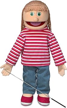 Amazon.com: 25" Emily, Peach Girl, Full Body, Ventriloquist Style ...