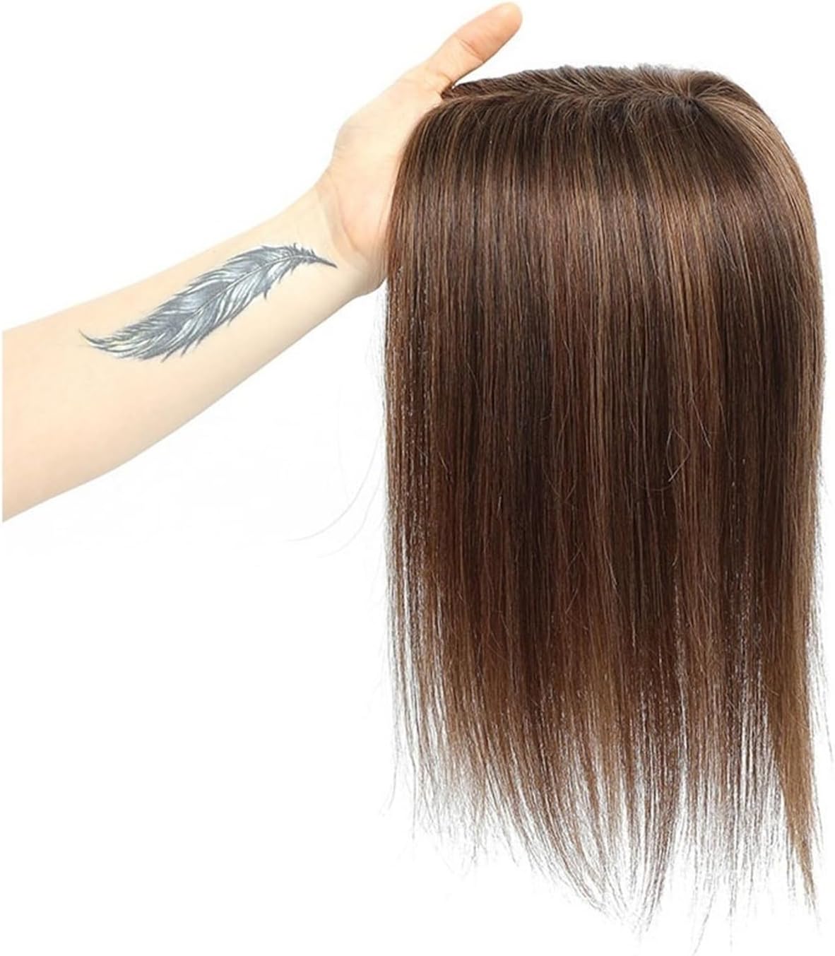 Flequillo Postizo Pelo Natural Adorno de pelo for mujer, base de encaje ...