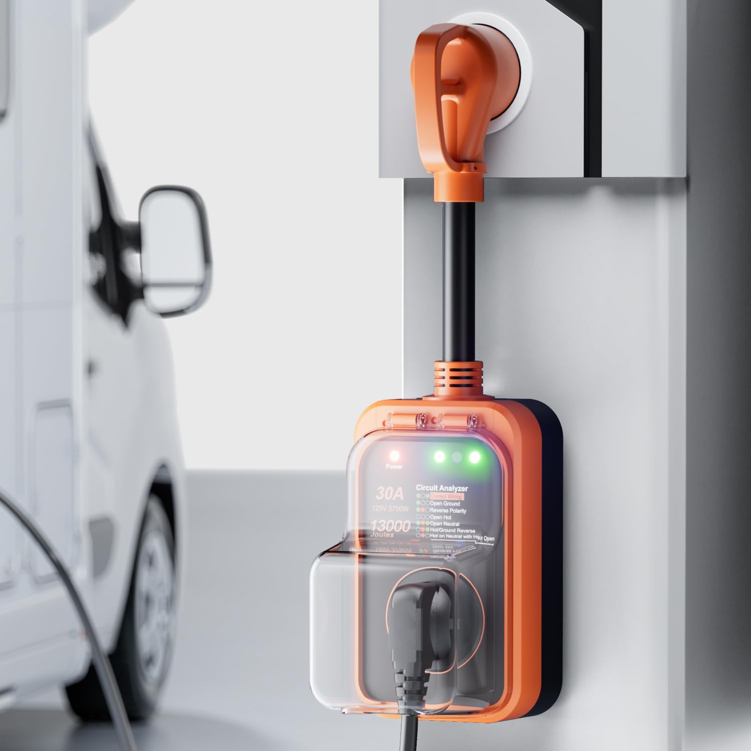 Amazon.com: RV Surge Protector 30 Amp, 13000J Surge Protection RV ...