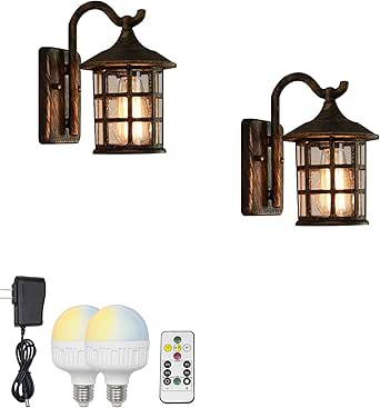 KAYYELAMP 2-Lights Easy to Charge, Install Wireless Rechargeable ...