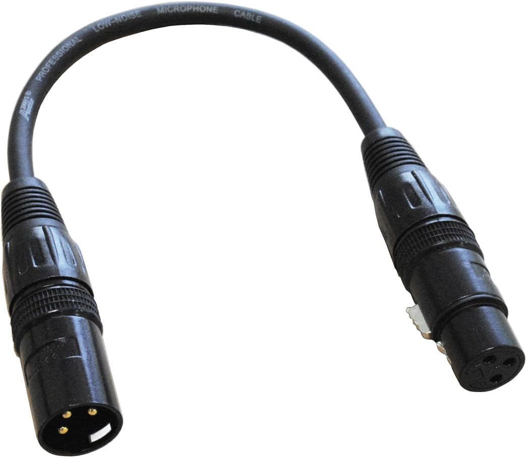 Amazon.com: Audio2000s XLR Male to Female Microphone Patch Cable (1 ...