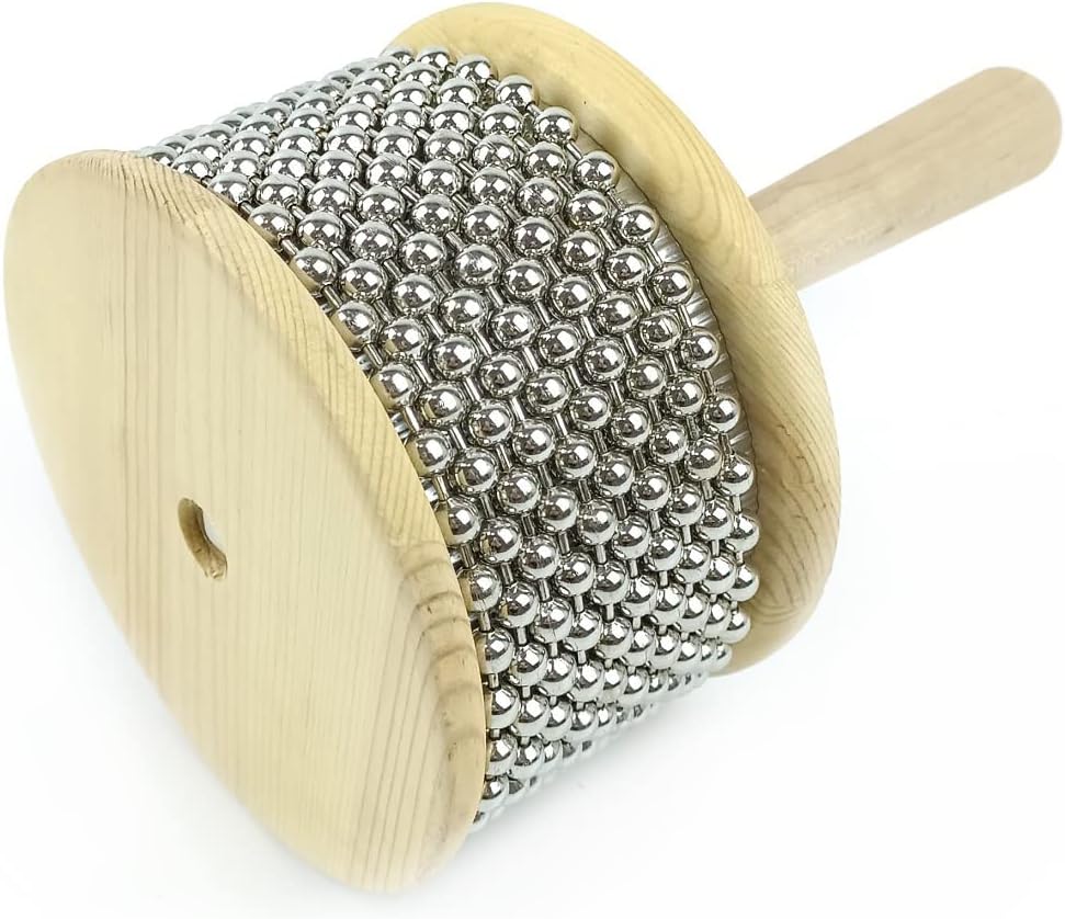 Amazon.com: LOONELO Wooden Hand Cabasa with Stainless Steel, Hand ...