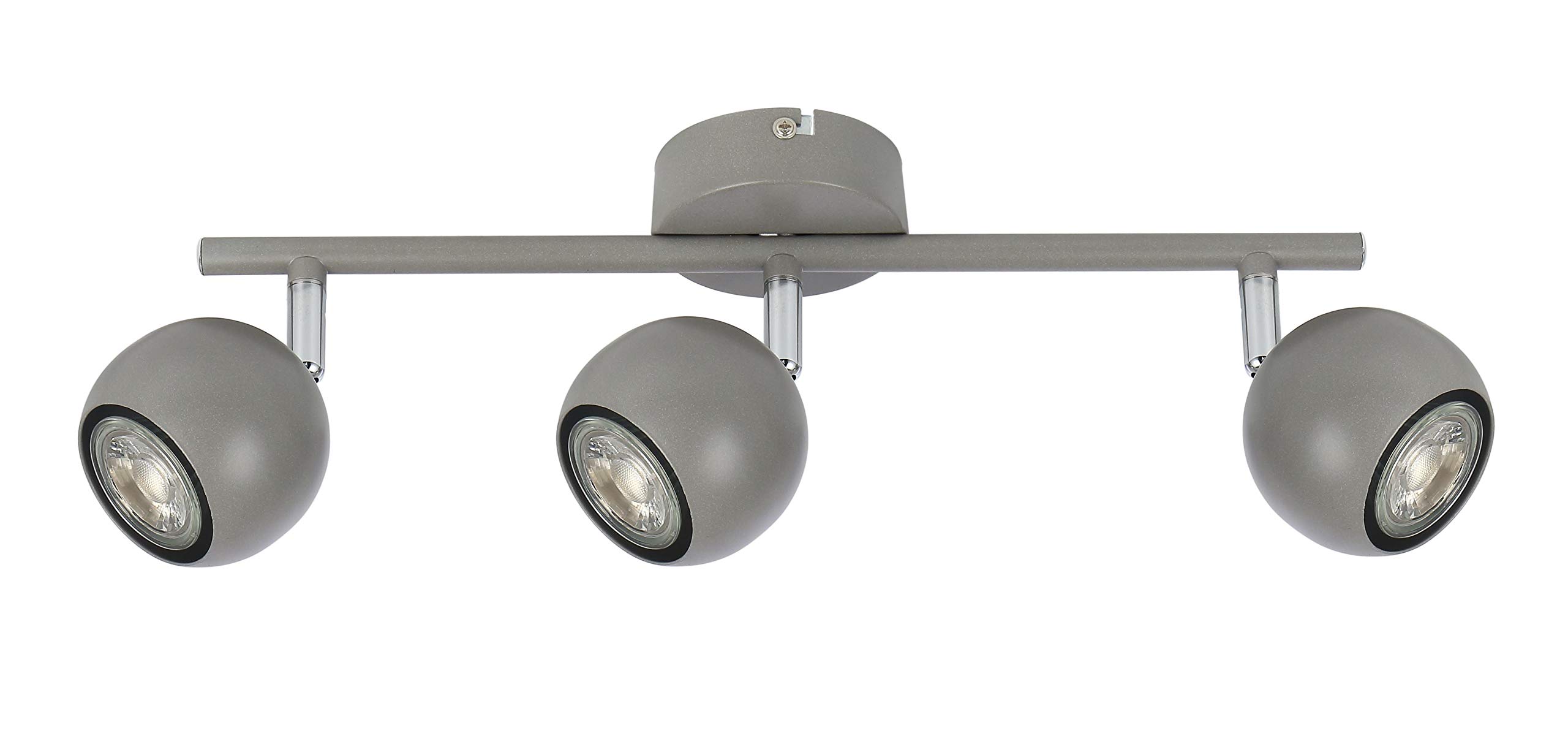 UKEW 3 Way Eyeball Ceiling Spotlight - Modern Straight Bar Adjustable ...