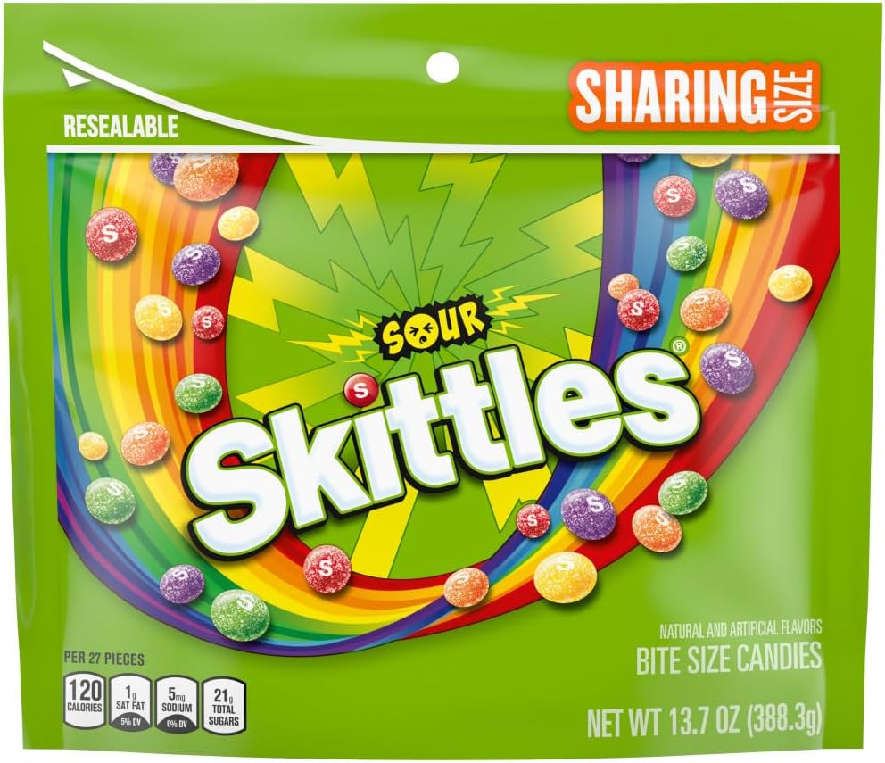 Amazon.com: Skittles Jelly Beans, Fruity Chewy Easter Candy, Original ...