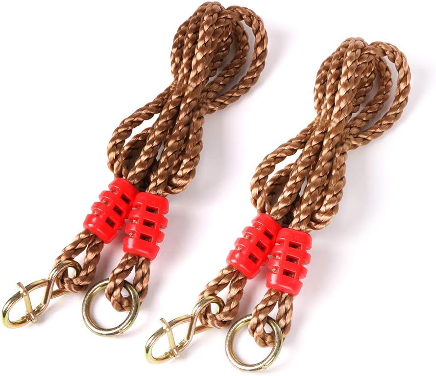 Amazon.com: Ymeibe Tree Swing Nylon Ropes Indoor Outdoor 100 inch Extra ...