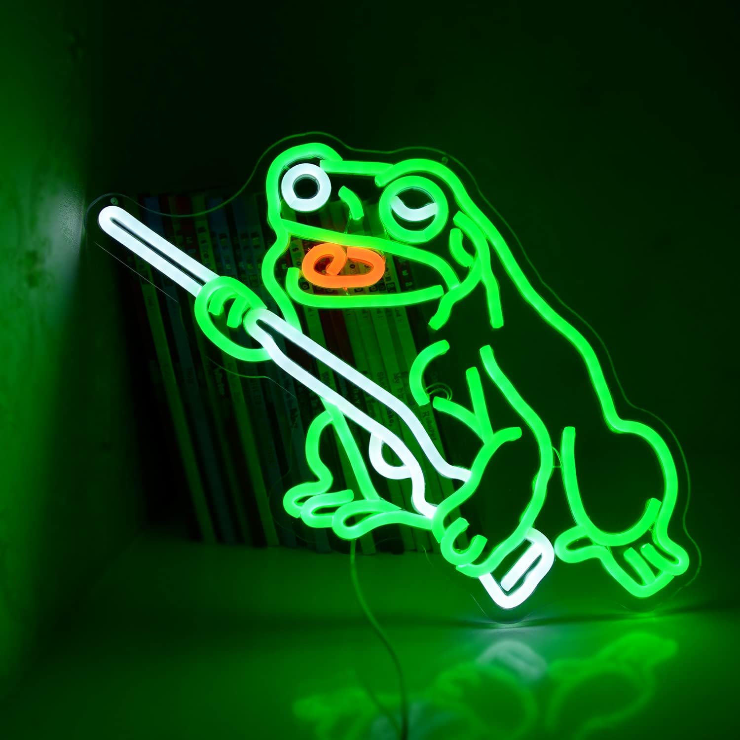 Hippity Hoppity Get Off My Property Frog Neon Signs Funny No ...