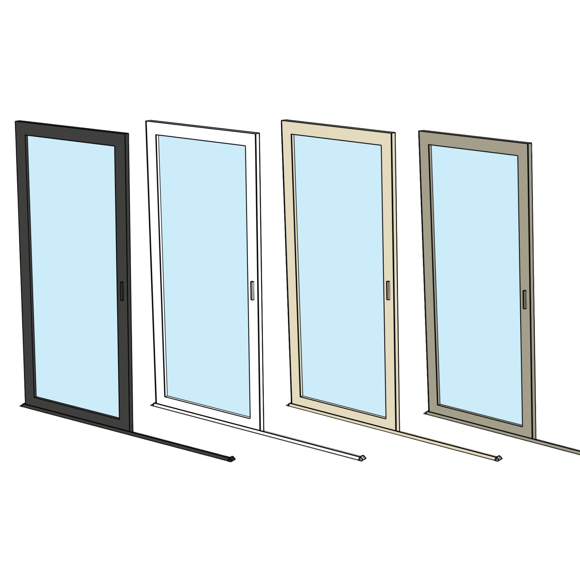 The Sliding Screen Door by SCREENEZE (Bronze) – Zero Clearance Barn ...