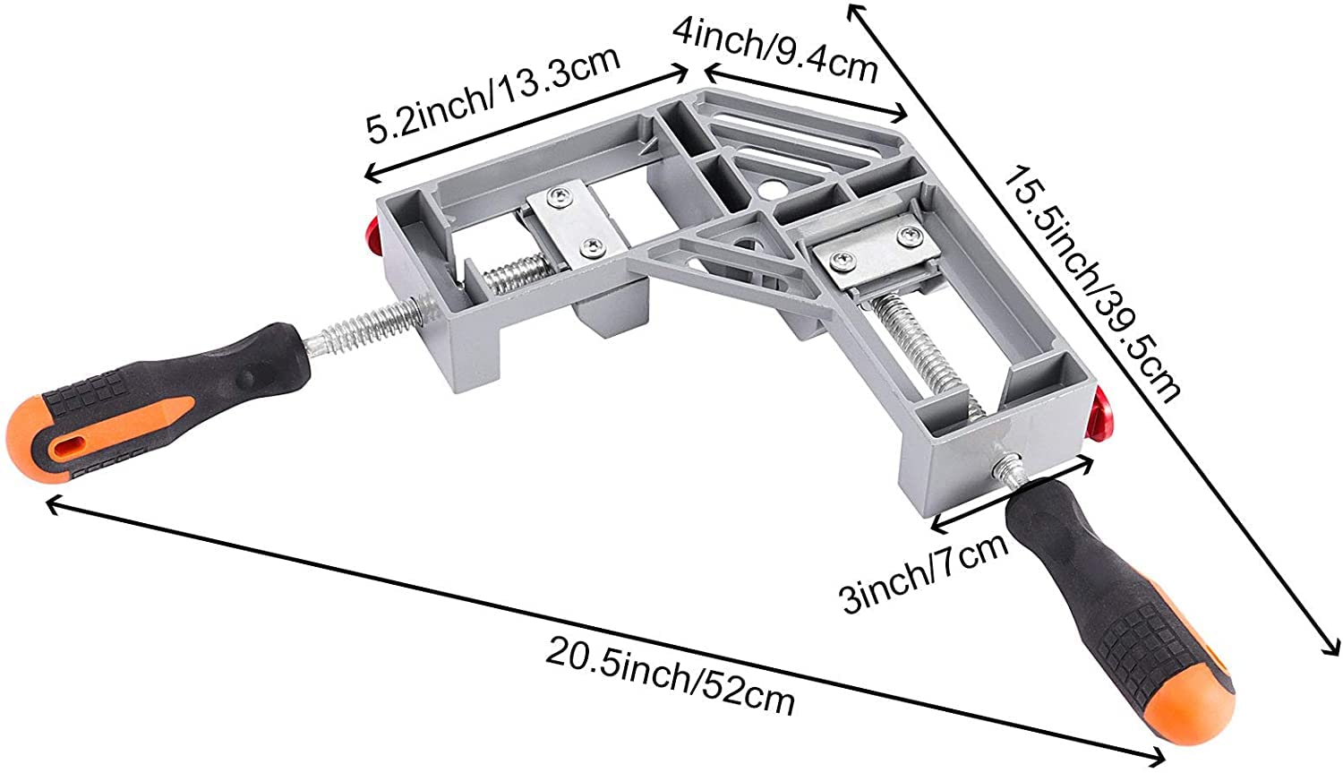 Buy KRAVETTO 4pcs Corner Clamp | Adjustable Single Handle Spring Loaded ...