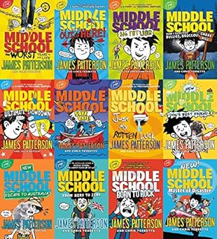 Middle School James Patterson Series, 12-book set: James Patterson ...