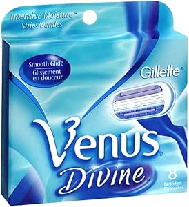 Gillette Venus Divine Women's Razor Refill Cartridges 8 Count ...