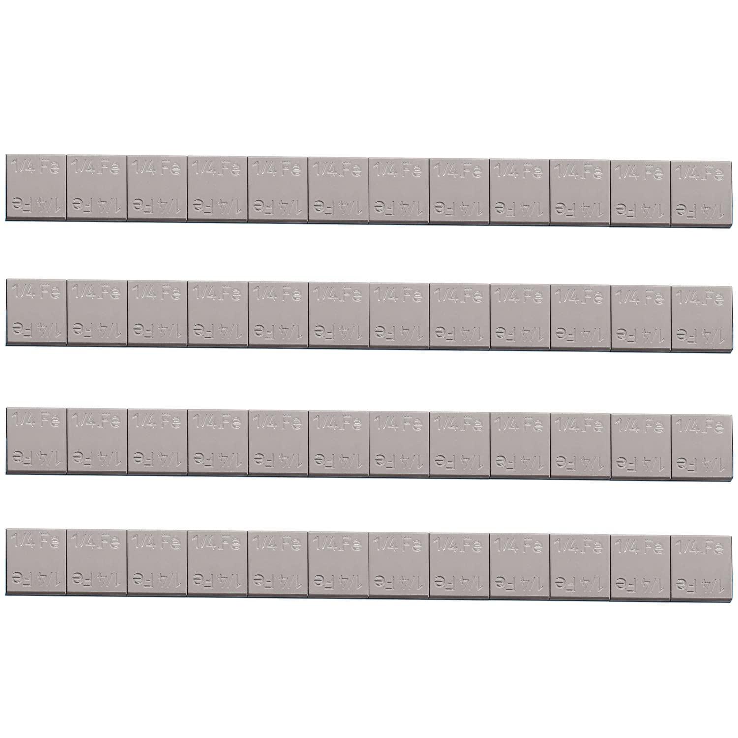 Taiss 48PCS wheel weights stick on 1/4 Oz,0.25 Oz Adhesive Backed Wheel ...