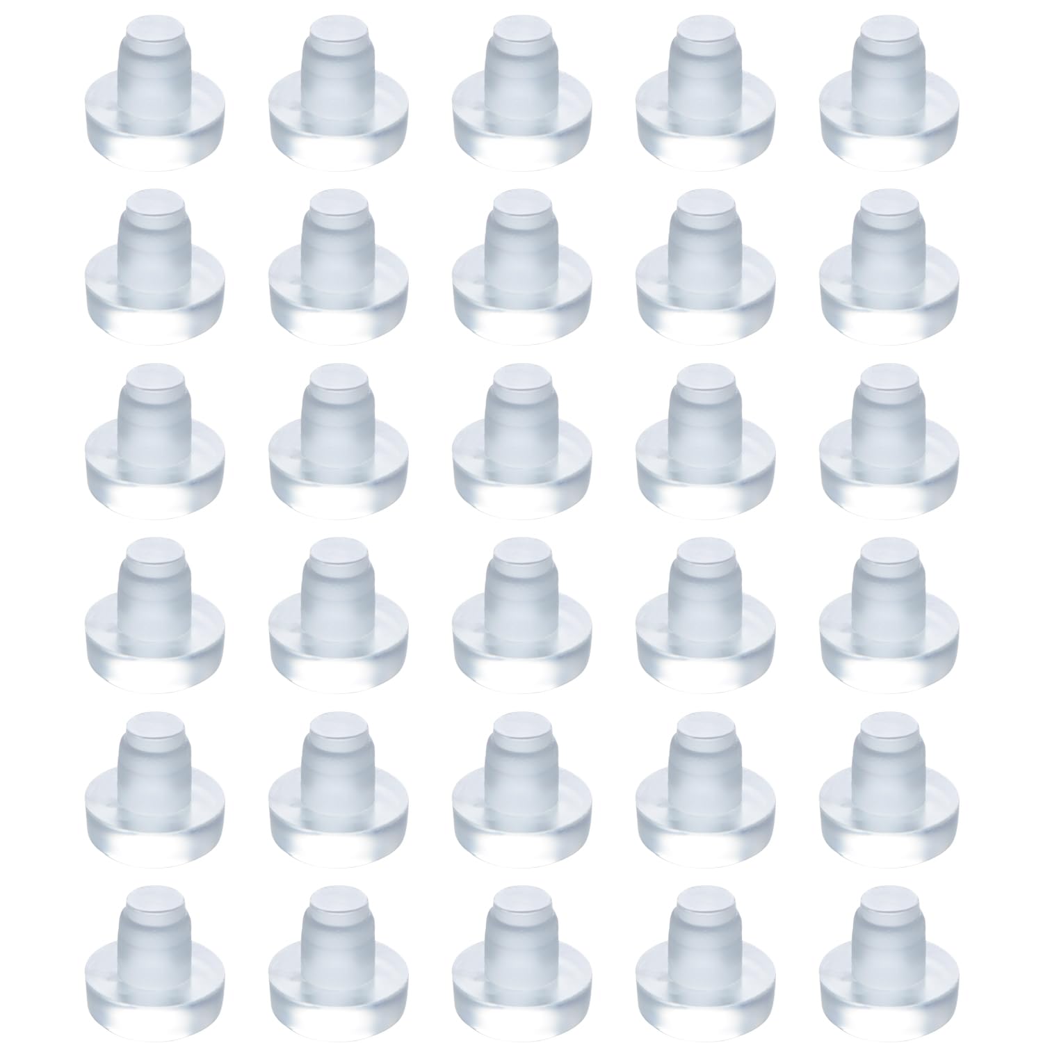 JJHXSM 30PCS Transparent Rubber Jig Patio Table Spacer Glass Table Top ...