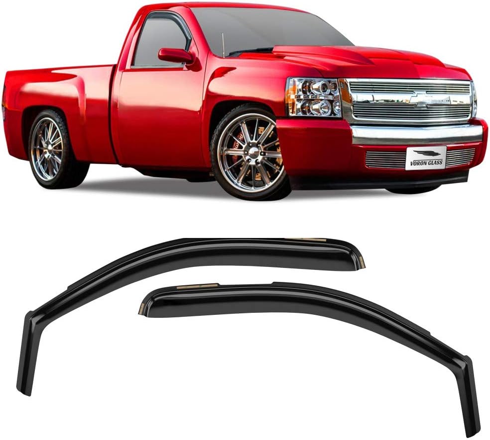Amazon.com: Voron Glass in-Channel Extra Durable Rain Guards for Trucks ...