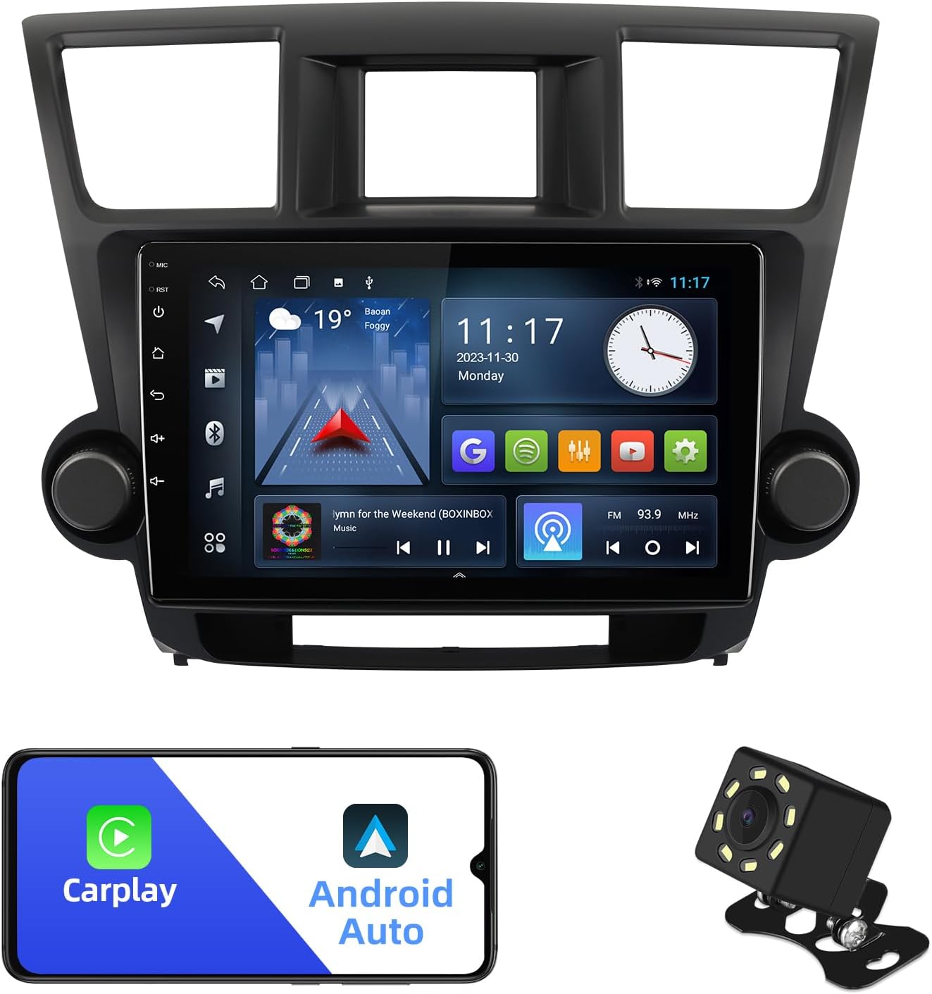 Amazon.com: 2+32G Android 10 Double Din Car Stereo for Toyota ...