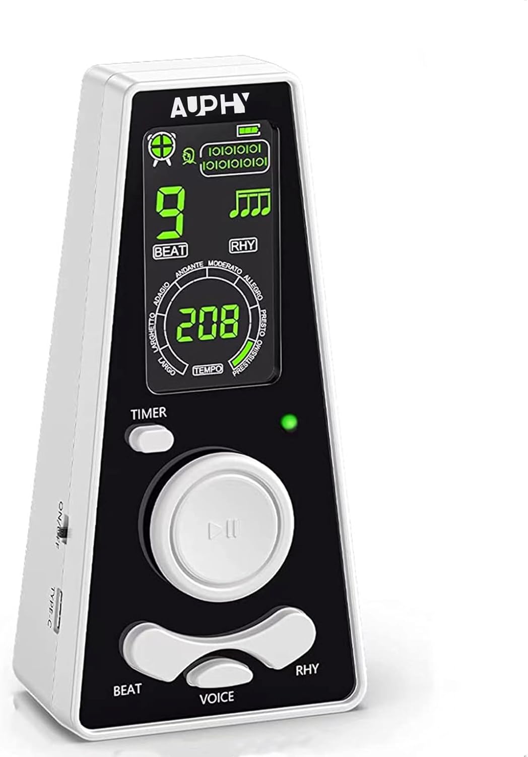Amazon.com: Digital Metronome for Piano Guitar Drum Violin with Timer ...