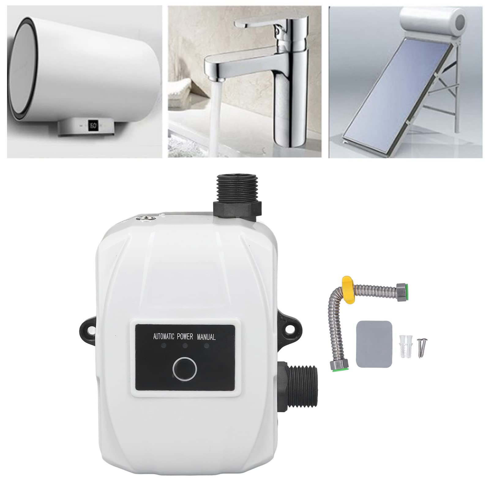 100W 24V Automatic Water Pressure Booster Pump Mini Pipeline ...