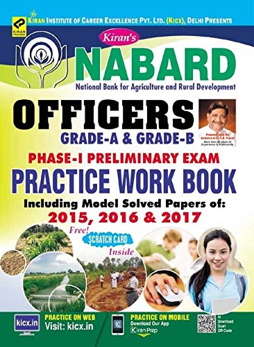 Nabard Officers Grade A & B Phase I Preliminary Exam Practice Work Book ...