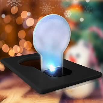 Cuziss Credit Card Lights, Mini Portable LED Pocket Lamps Light ...