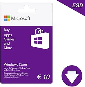Microsoft Windows Store - Gift Card - (EUR10) - ESD - EMEA : Amazon.co ...