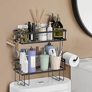 Amazon.com: Bilillo Bathroom Organizer, 2-Tier Bathroom Storage ...
