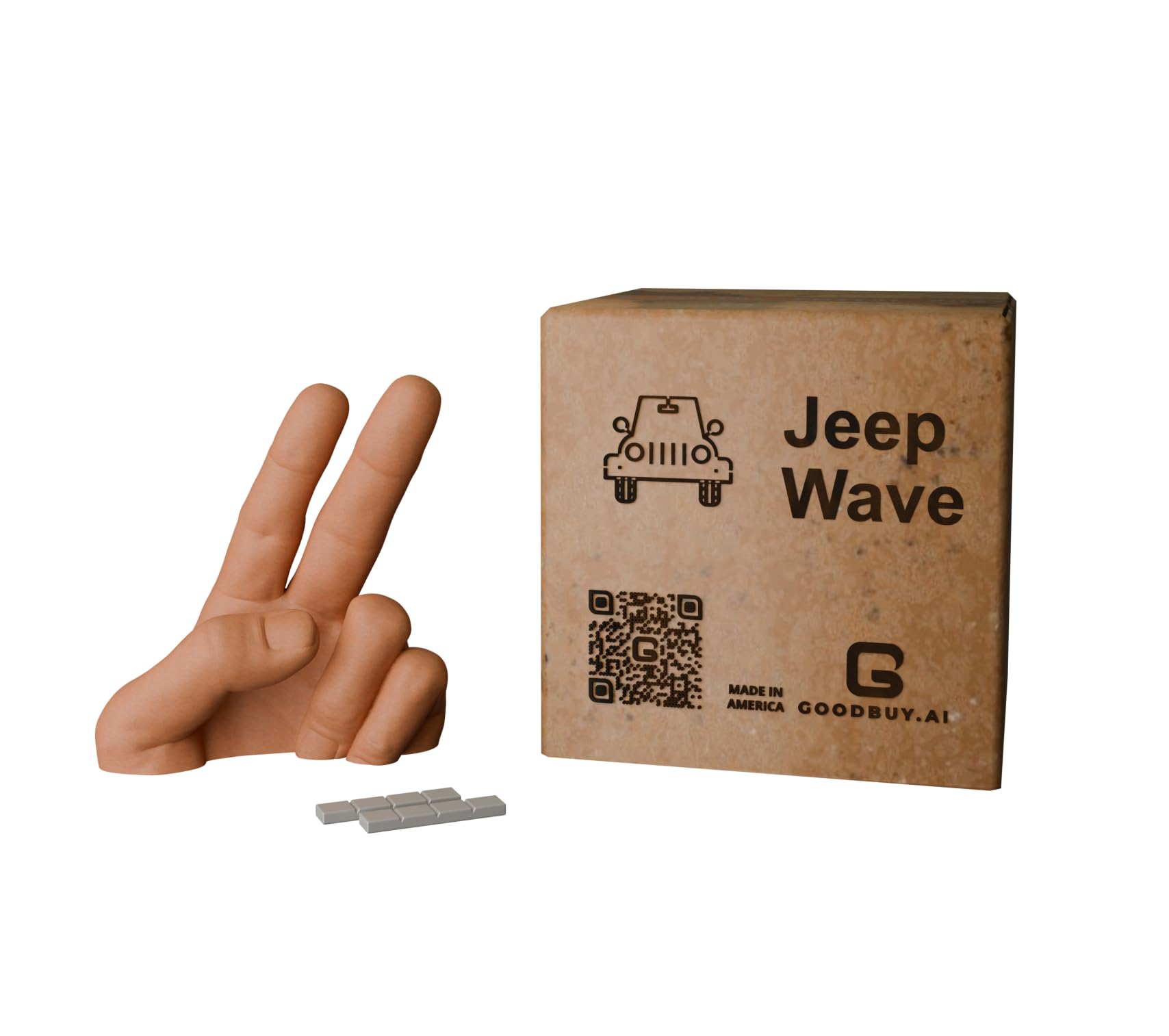 Amazon.com: Made in USA 2-Finger Waving Hand Salute Lazy Waver ...