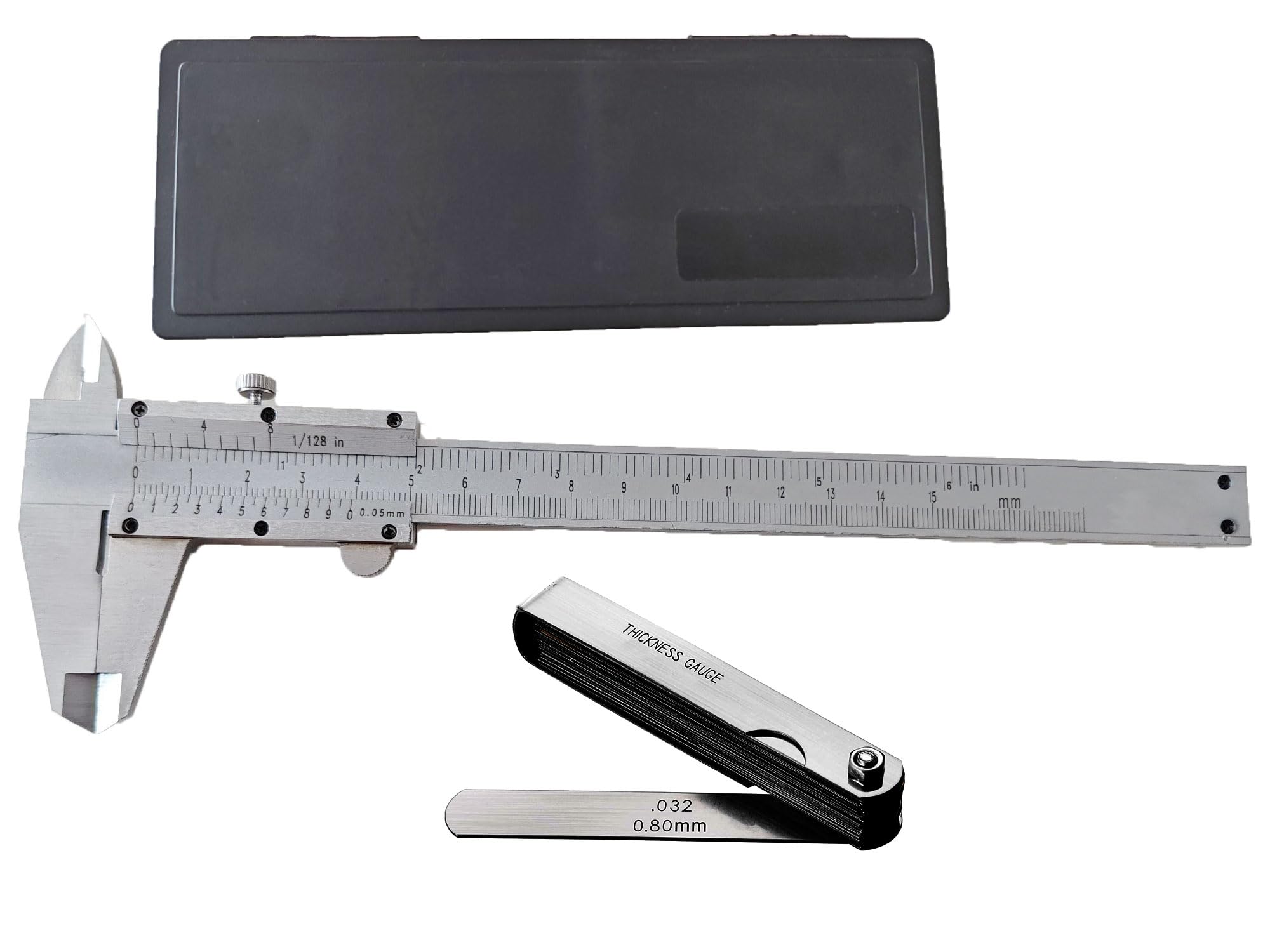 Mitutoyo Digital Calipers 6 Inch Dial Caliper Set With Vernier Caliper ...