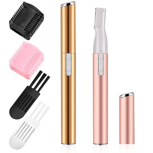 Amazon.com: Chumia 2 Pcs Electric Eyebrow Trimmer Women Precision Face ...