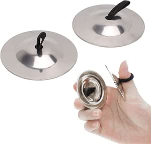 Amazon.com: 2 Pcs Finger Cymbals, Copper Belly Dance Finger Cymbals ...