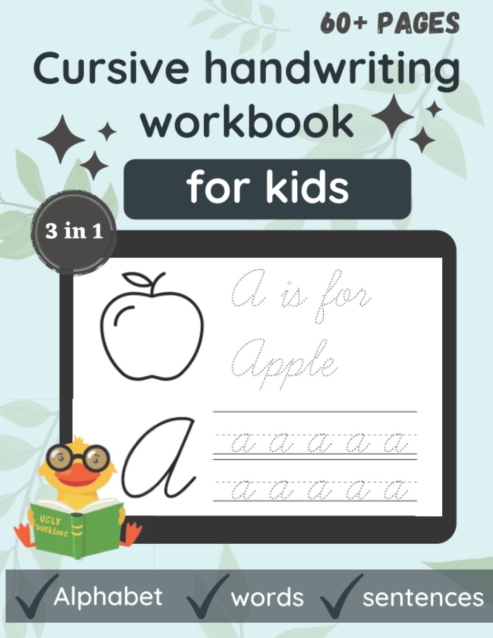 Cursive Handwriting Workbook For Kids Cursive For Beginners Workbook ...