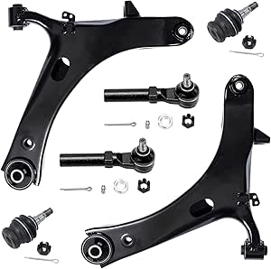 Amazon.com: Detroit Axle - 6pc Front End Control Arms Kit for 05-09 ...