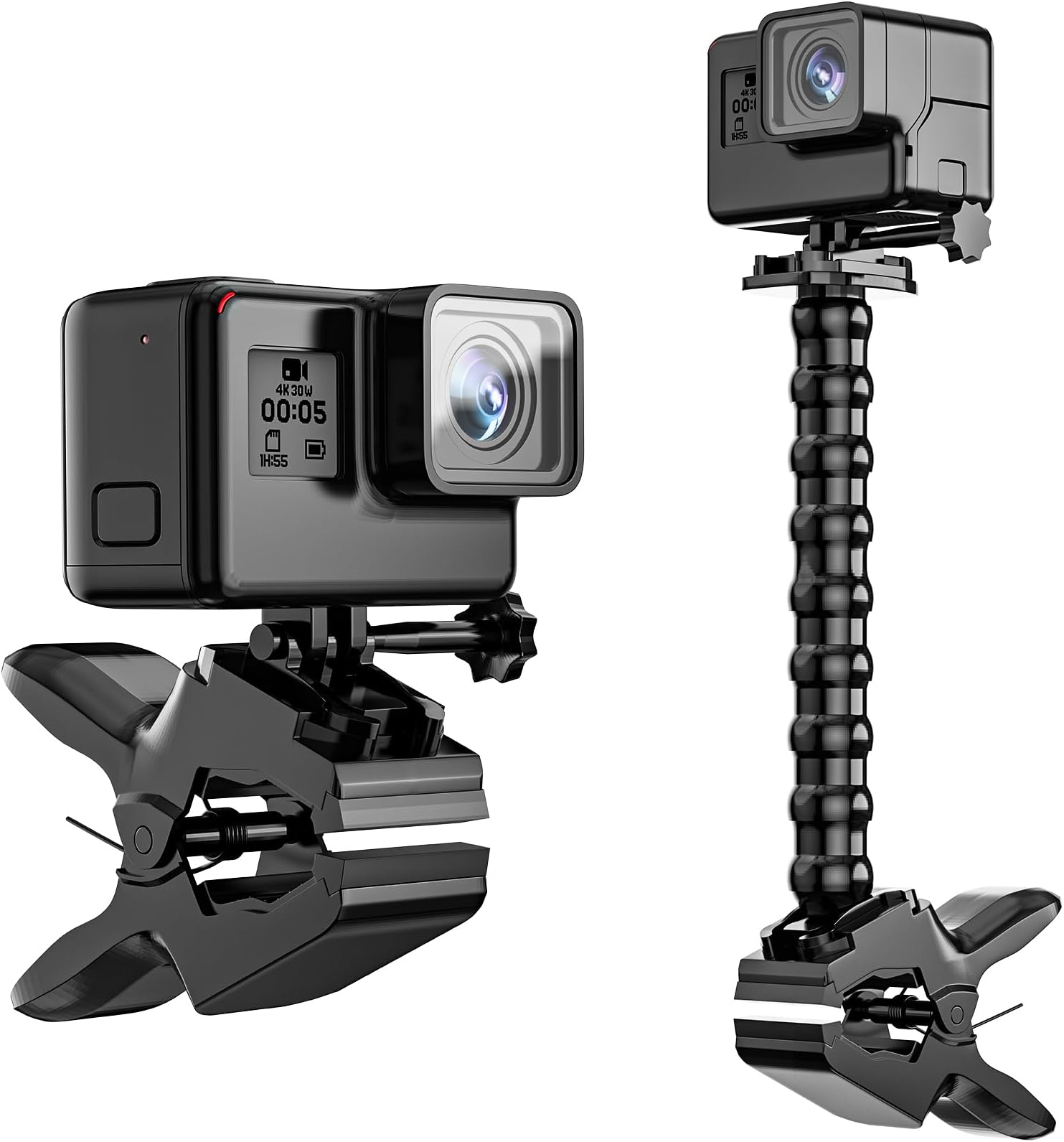 Amazon.com : Sametop Jaws Flex Clamp Mount Gooseneck Clip Mount ...