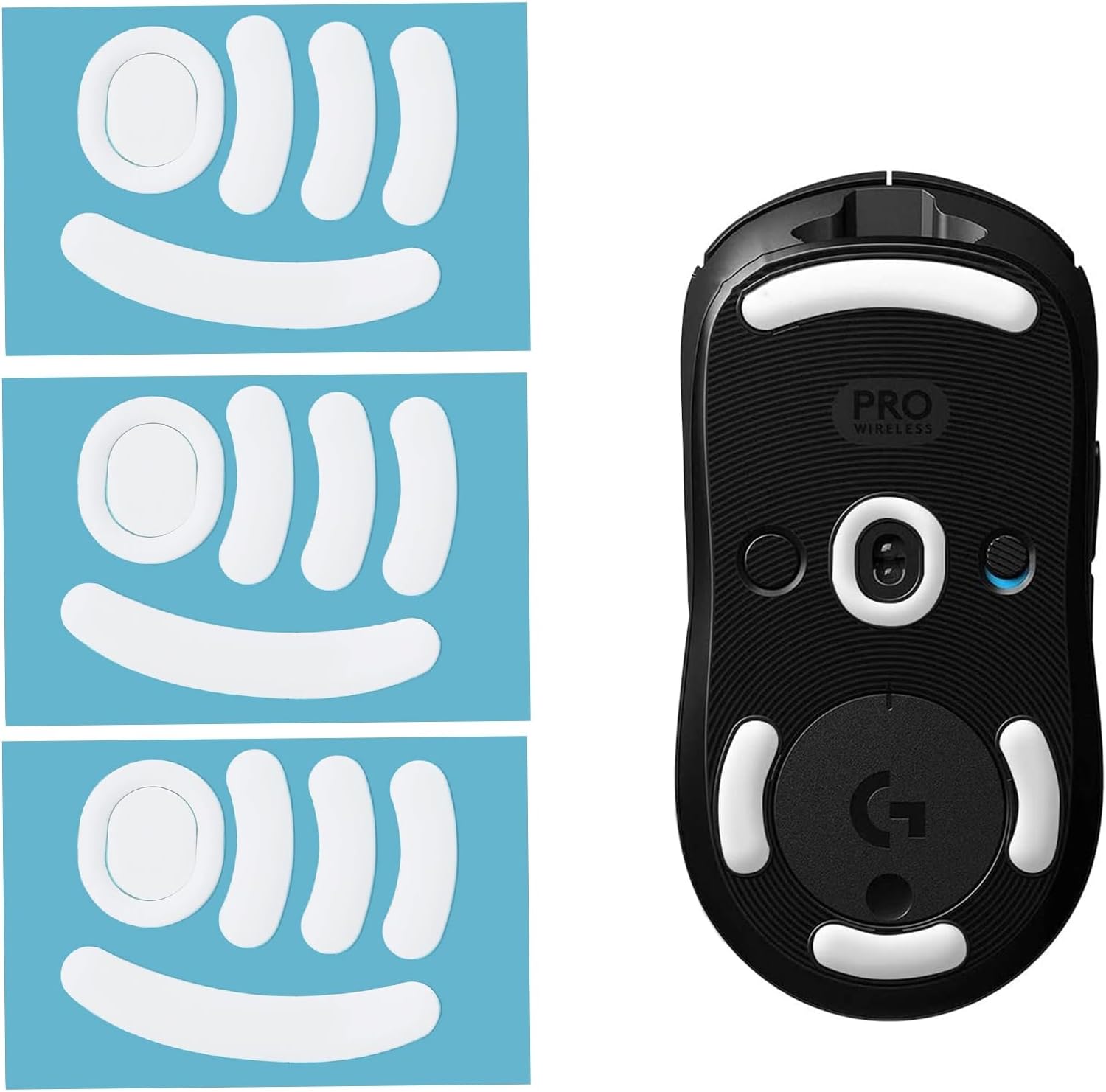 [3 Pack] Rounded Edges Mouse Feet Skates for Log‘itech G Pro/GPW ...
