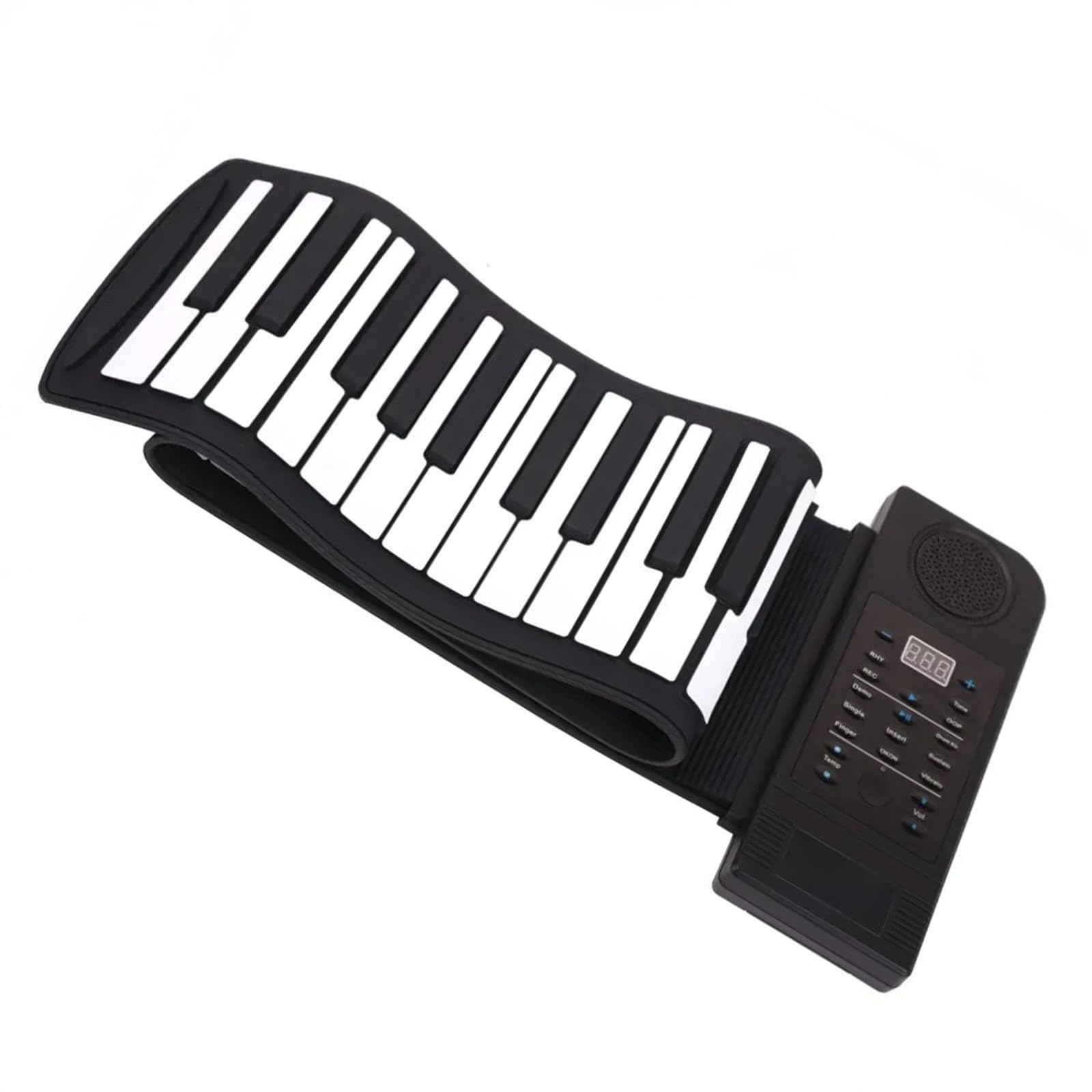 Amazon.com: Portable 61 Keys Roll Up Flexible Silicone Piano Electronic ...