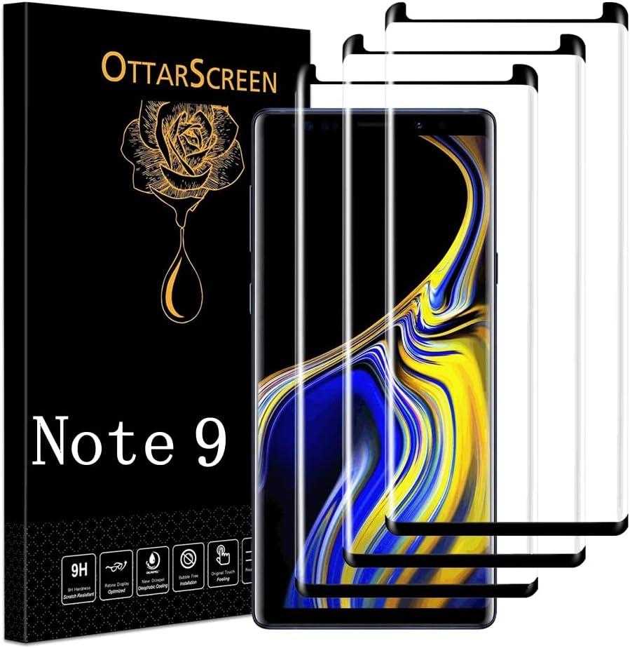 Amazon.com: 【3 Pack】Galaxy Note 9 Screen Protector, 3 Pack Note 9 ...