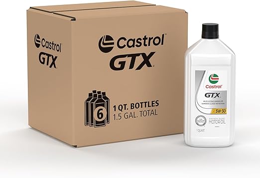 Amazon.com: Castrol GTX Ultraclean 5W-30 Synthetic Blend Motor Oil, 1 ...