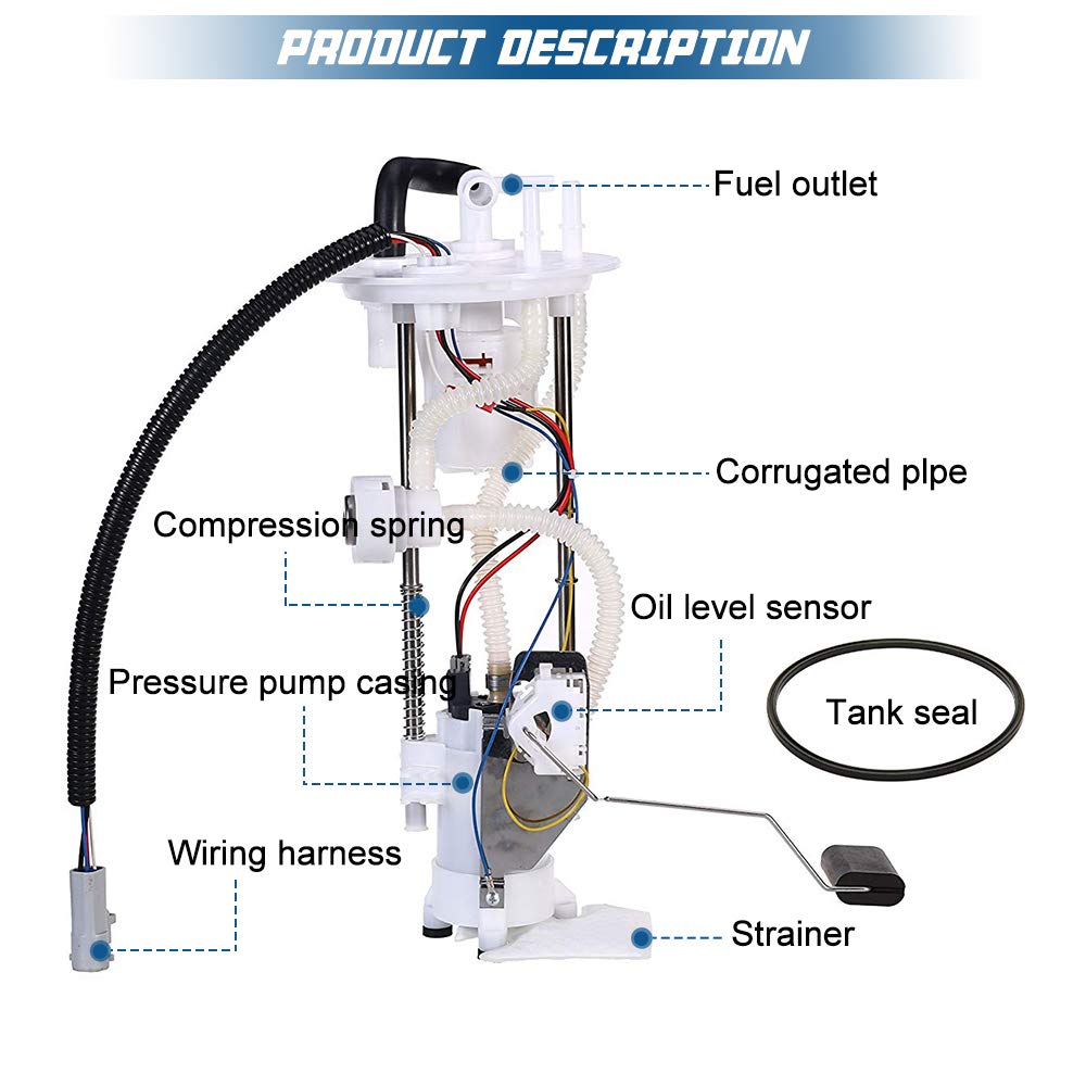Fuel Pump Module Assembly Replace E2293M for 2001 2002 2003 ford ranger ...