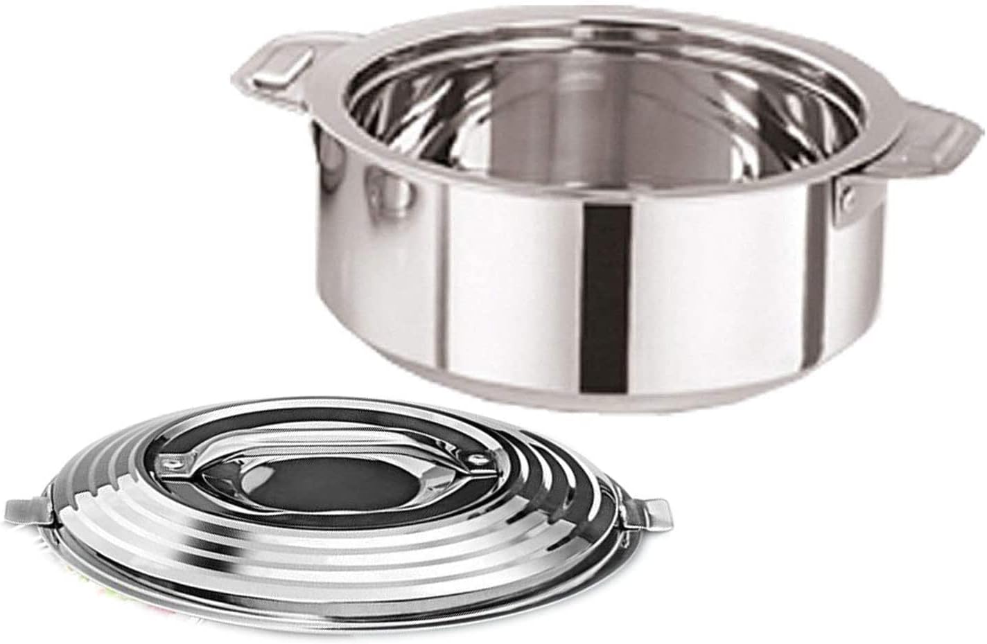 Amazon.com: Sahishnu Online And Marketing Stainless Steel Casserole ...