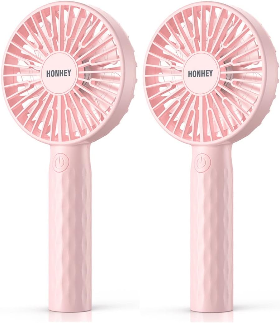 Amazon.com: HonHey Handheld Super Mini Portable Fan - Rechargeable ...